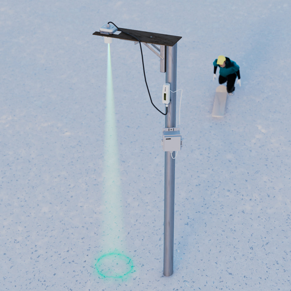 Ecowitt LDS01 Laser Distance Sensor, Laser Rangefinder for Water Tank