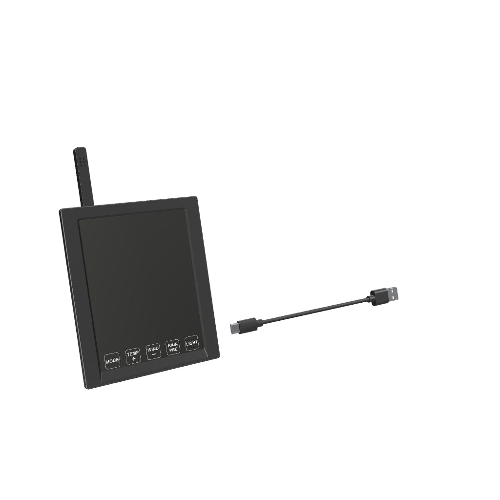 WN1980_C Wi-Fi Console, 5.3'' LCD Display, Built-in Indoor Temperature ...